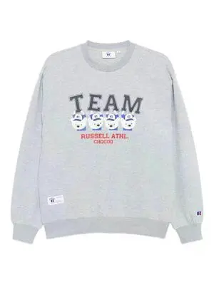CHOCOOLATE X Russell Athletic Graphic-print Sweatshirt - Grey