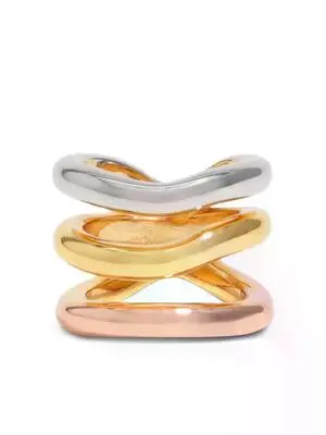 Bimba Y Lola Stacked Ring - Silver
