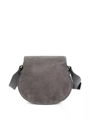 Chloé Marcie Suede Crossbody Bag - Grey