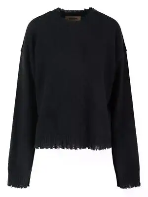 UMA WANG Frayed Cashmere Sweater