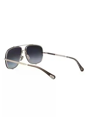 Chloé Pilot Sunglasses - Silver