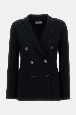 Alberto Biani Double-breasted Blazer - Black