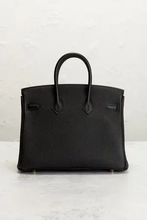 Hermès Togo Birkin 25 Handbag - Noir