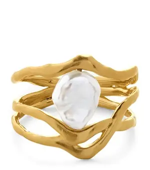 Monica Vinader Gold Rings