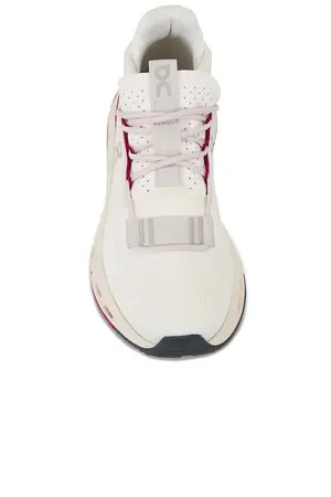 On Cloudnova 2 Sneaker - Ivory & Grenadine