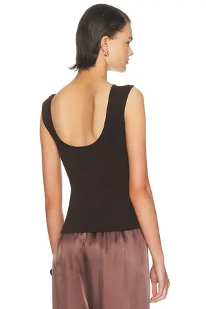 KYE Bateau Sleeveless Top - Espresso