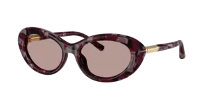 Dolce & Gabbana Full Rim Sunglasses - Light Purple Brown