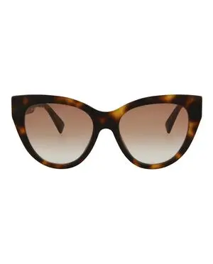 Gucci Acetate Cat Eye Sunglasses - Havana Gold Red (gg0460s/30006463/004)