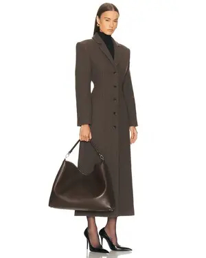 TOTEME Bevel Grained Leather Tote Bag