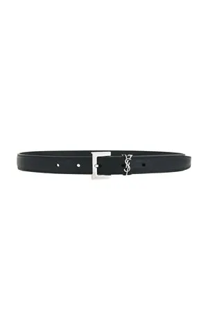 Saint Laurent Cassandre Belt - Nero