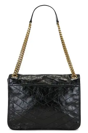 Saint Laurent Medium Niki Chain Bag - Nero