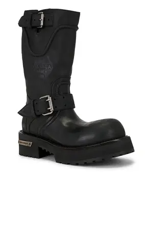 Balenciaga Venom Boot - Black & Silver