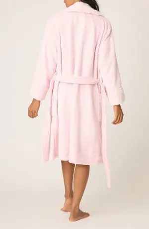 PJ Salvage Plush Brushed Robe - Ballet Pink