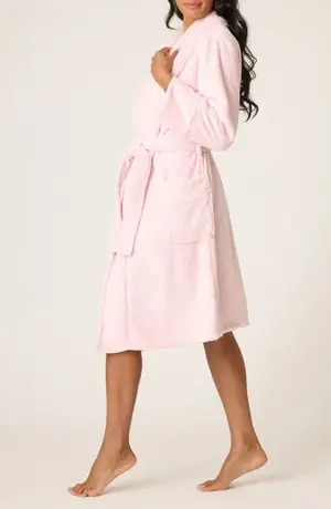 PJ Salvage Plush Brushed Robe - Ballet Pink