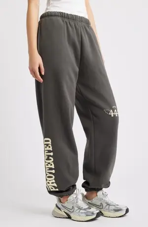 THE MAYFAIR GROUP Graphic Cotton-blend Sweatpants