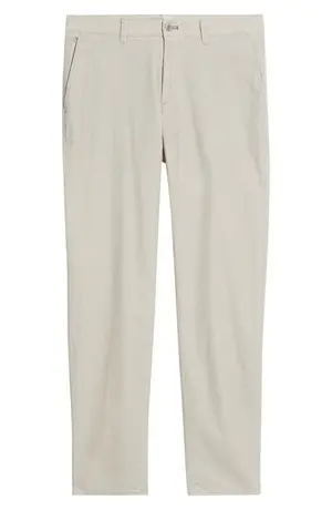 BRAX Fabio Flat Front Stretch Corduroy Pants - Ivory