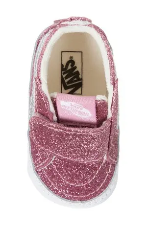 VANS Sk8-hi Glitter Crib Shoe