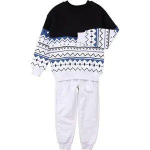 MILES THE LABEL Sweatshirt And Jogger Set