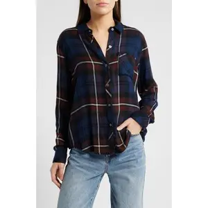 Rails Hunter Plaid Button-up Shirt - Chestnut Birch Navy