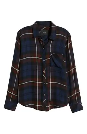 Rails Hunter Plaid Button-up Shirt - Chestnut Birch Navy