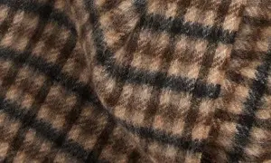 Vince Double Face Check Wool & Cashmere Scarf