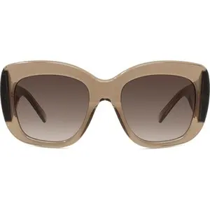 Givenchy 53mm Gradient Butterfly Sunglasses