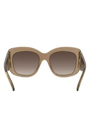 Givenchy 53mm Gradient Butterfly Sunglasses