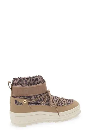 Pajar Galaxy Mini Waterproof Ankle Bootie - Leopard/sand