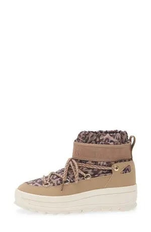 Pajar Galaxy Mini Waterproof Ankle Bootie - Leopard/sand