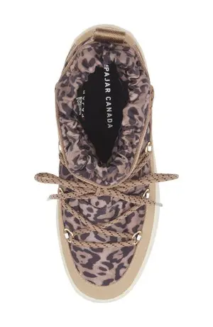 Pajar Galaxy Mini Waterproof Ankle Bootie - Leopard/sand