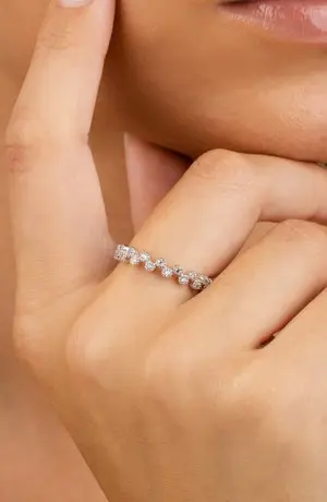 Sterling Forever Cubic Zirconia Band Ring
