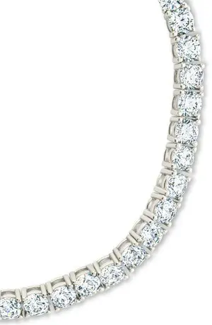 Sterling Forever Jadon Cubic Zirconia Tennis Bracelet - Silver