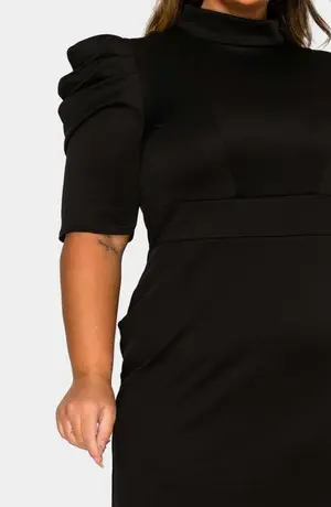 L I V D Astra Sheath Dress - Black