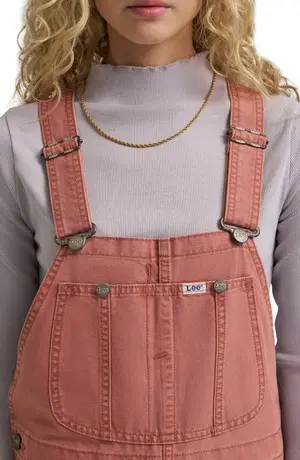 LEEM Relaxed Denim Overalls