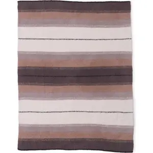 Barefoot Dreams Cozychic® Ombré Stripe Throw Blanket - Sable Multi