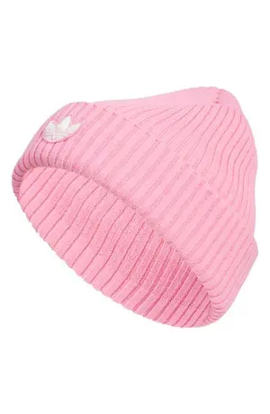 Adidas Chenille Beanie - Semi Pink Glow/white