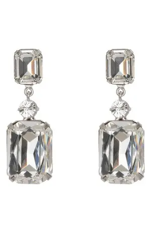JENNIFER BEHR Justine Drop Earrings - Crystal