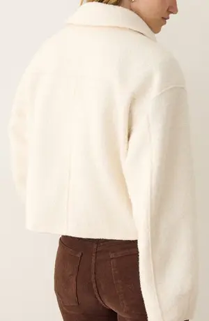 Marine Layer Sloane Bouclé Zip Jacket