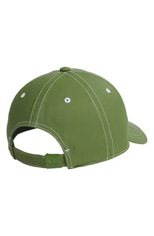 Adidas Stealth Strap Back Baseball Cap - Tech Olive/white
