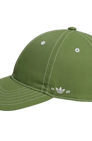 Adidas Stealth Strap Back Baseball Cap - Tech Olive/white