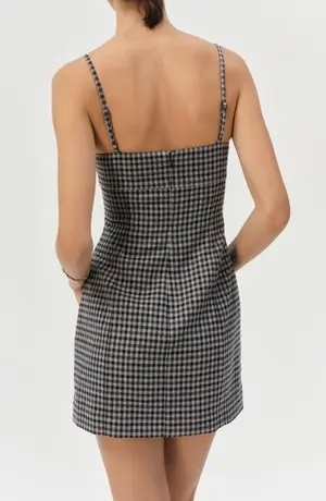 For Love & Lemons Savannah Plaid Mini Dress