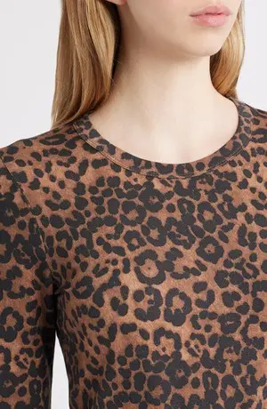 Rag & Bone Luca Printed Long Sleeve Top