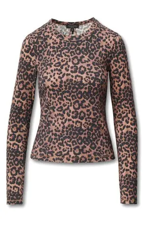 Rag & Bone Luca Printed Long Sleeve Top