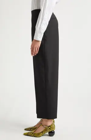 Marni Pintuck Tapered Virgin Wool Trousers