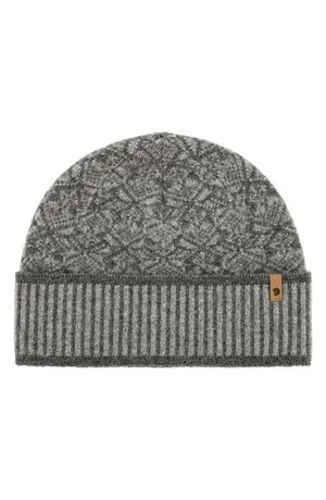Fjallraven Snow Wool Beanie - Grey