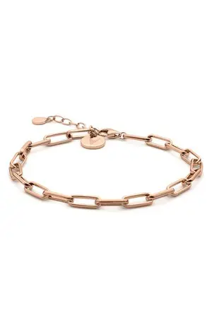 VINCERO Chain Link Bracelet - Rose Gold