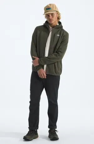 The North Face Performance Fleece Zip Hoodie - New Taupe Green