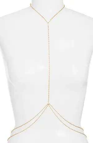 VIDAKUSH Double Satellite Body Chain - Gold