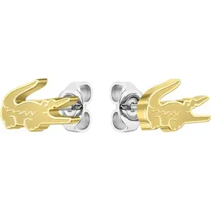 Lacoste Crocodile Stud Earrings - Gold
