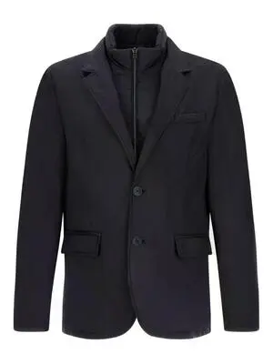 Herno Two-button Jacket With Detachable Bib